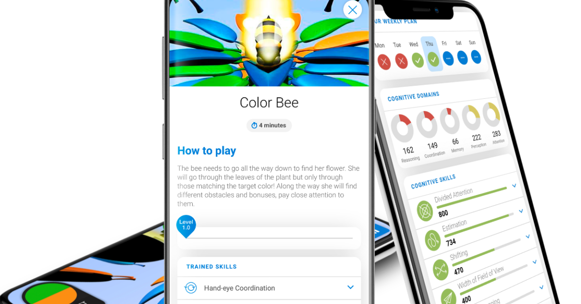 Color Bee - An Exciting New Cognitive Game For Coordination - CogniFit